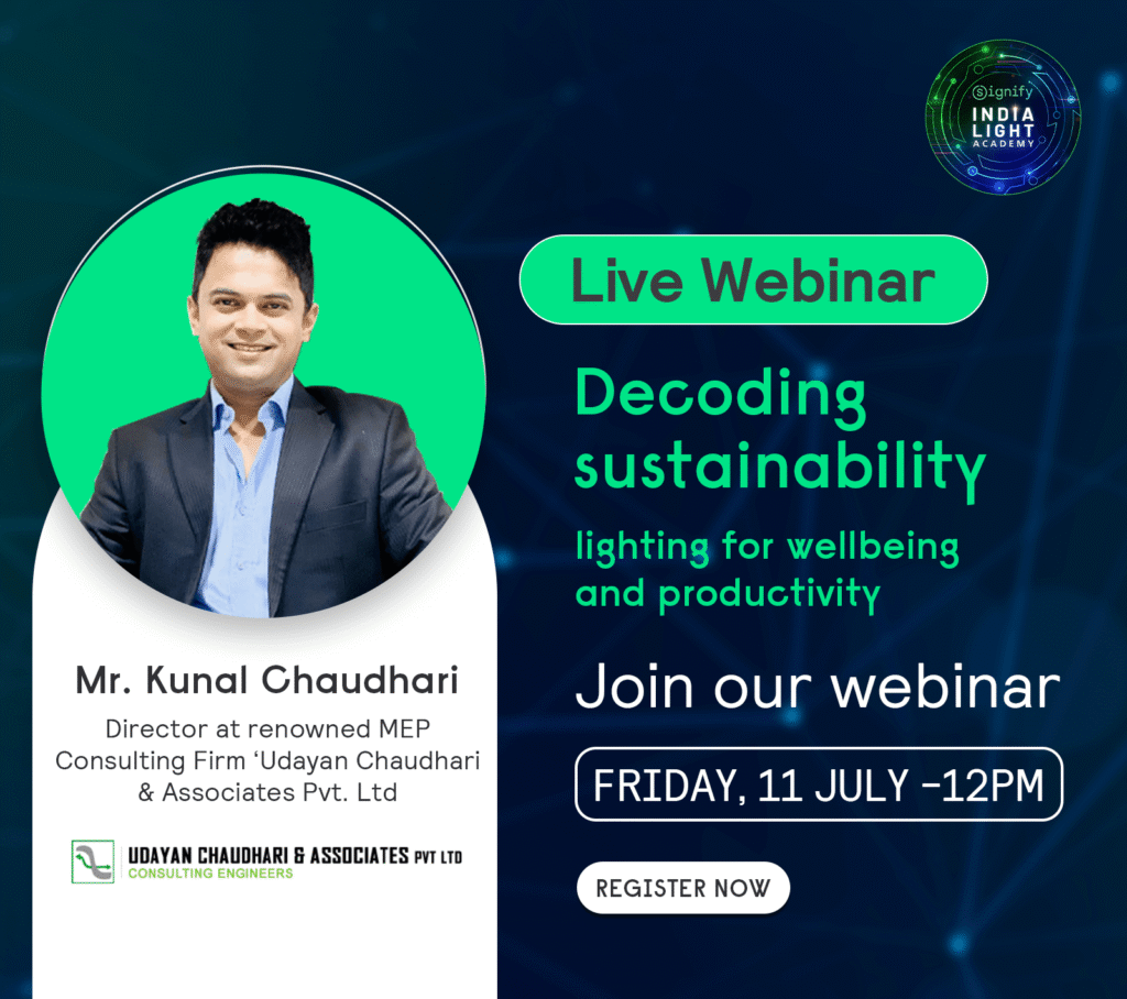 Webinar Registration - Mr. Ifthikar Ilyas | Signify India Light Academy ...